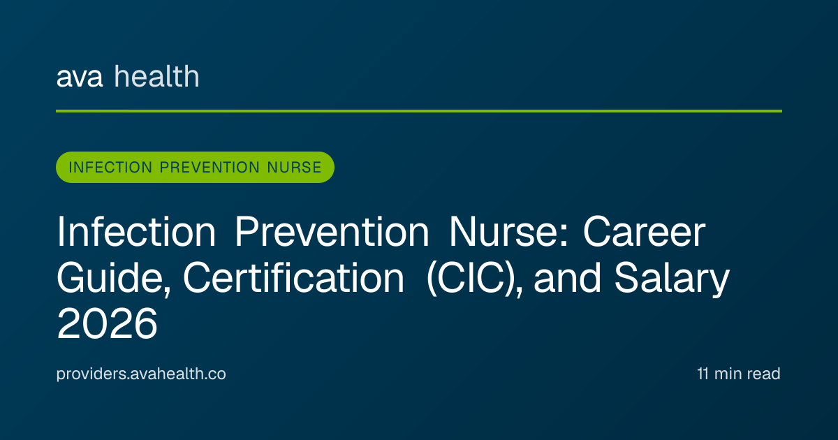 Ava Health · Infection Prevention Nurse Career Guide & CIC ...