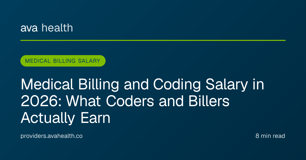 Ava Health · Medical Billing and Coding Salary 2026: What Coders Really ...
