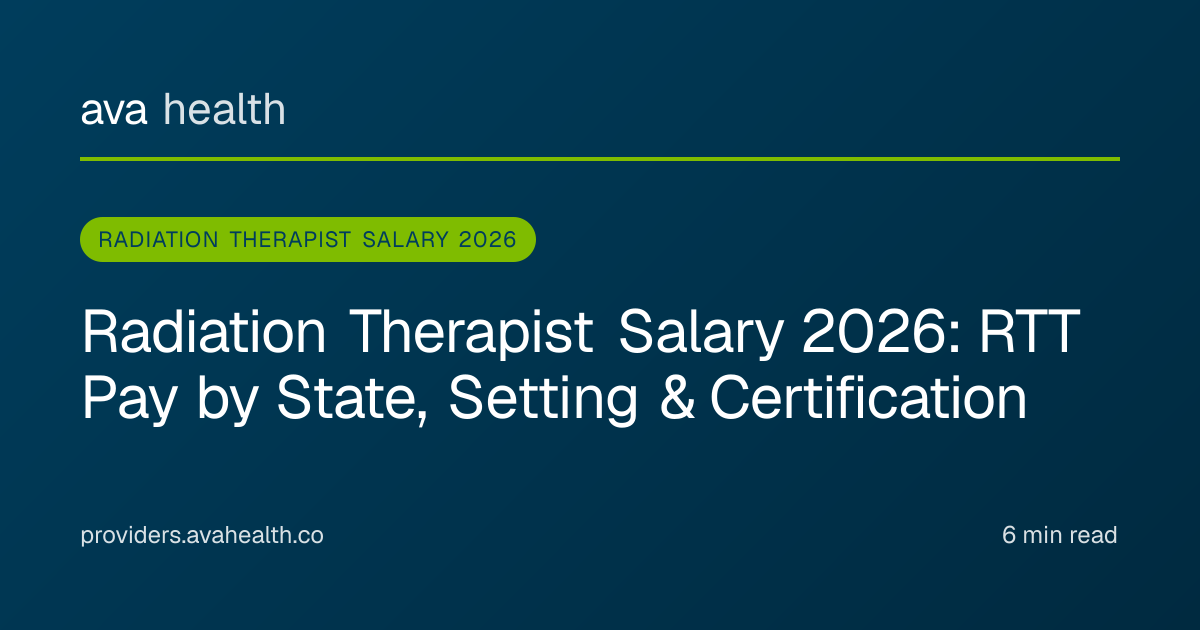 Ava Health · Radiation Therapist Salary 2026 | Radiation Therapist Pay